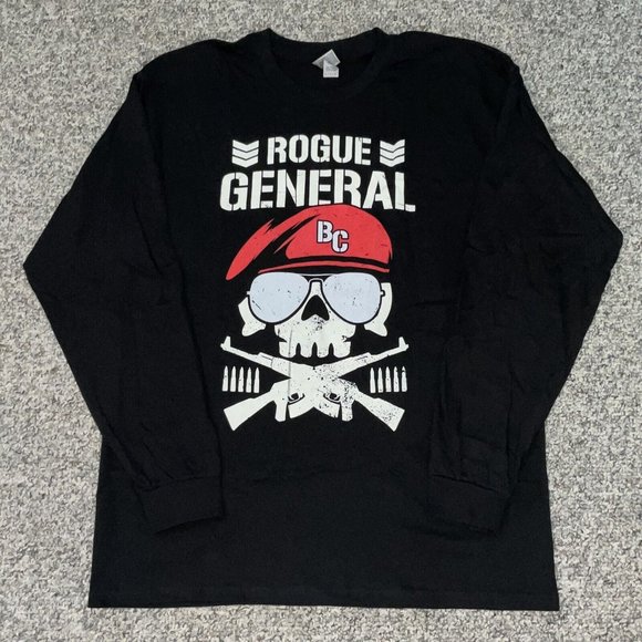 Gildan | Shirts | Bad Luck Fale Rogue General Bullet Club Black Large ...